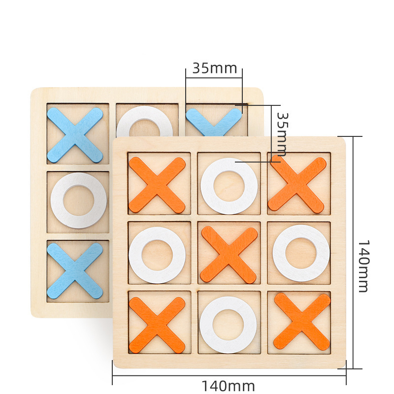 Classic XO Tic Tac Toe Set: Fun & Stress Relief for 2